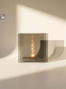 Sinsay - Dekorativní LED lampička s efektem plamene - černá