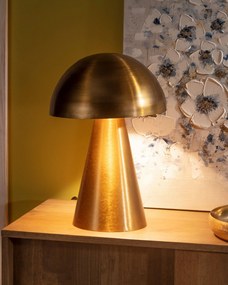 Stolní lampa Mushroom Gold 48 cm