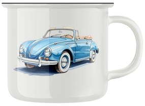 Mablo Keramický retro hrnek "Modré auto" Hrnek: Keramický retro 400 ml