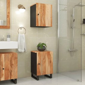 Koupelnová skříňka 38 x 33 x 58 cm masivní akáciové dřevo - Default Title