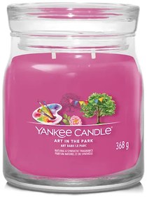 Yankee Candle vonná svíčka Signature ve skle střední Art in the park 368g