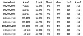 Mexen Exo sprchový kout asymetrický půlkruhový posuvný 90 x 80 cm, transparentní, chrom - 8132-090-080-01-00