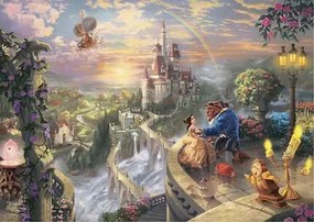 SCHMIDT Puzzle Kráska a zvíře v kovové krabičce / 500 dílků / od 12 le