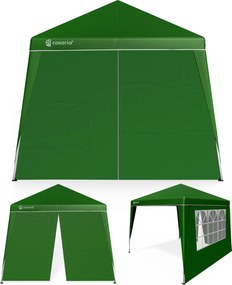 Skládací zahradní altán Capri zelená 3x3m včetně 2 boční stěny UV ochrana 50+