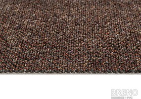 Breno Metrážový koberec NERO 84 hnědý, šíře 400 cm