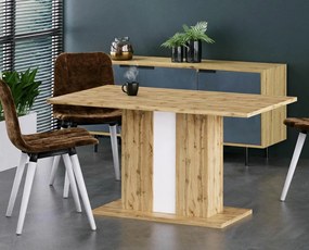 Casarredo - Komfort nábytek Jídelní stůl CASTRO dub wotan/bílá