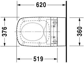 DURAVIT DURASTYLE SensoWash WC závěsné, bílá, 2542590000