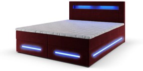 MSL Kontinentální čalouněná postel MANA (140 x 200 cm) Barva látky: MONOLITH 76