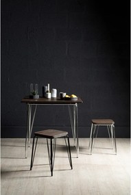 Jídelní stůl z jilmového dřeva ø 80 cm District – Premier Housewares