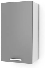 Kuchyňská skříňka vrchní Falco Natanya G301D šedý lesk