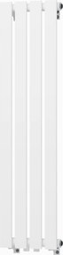 Gamma Vertical, topné těleso 296x1100 mm, 368 W, bílá matná, GMA-VERT-1100296-WH