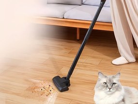 Verk Group Bezdrátový vertikální vysavač bez sáčku, výkonný, lehký, 100 w, sada nástavců