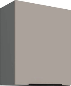 ARIA ta | horní skříňka 60 G-72 1F policová | 60 cm | ANTI FINGERPRINT povrch | antracit/béžová