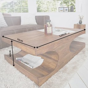 Massive home | Konferenční stolek GOA 120 CM masiv sheesham