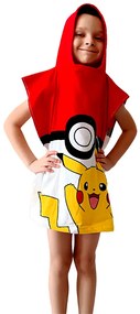 Dětské pončo Pokémon Pokéball a Pikachu