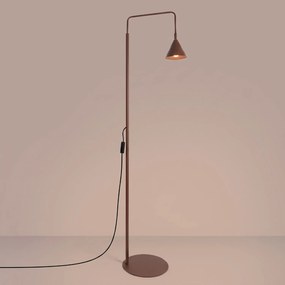 Sollux Lighting Stojací lampa NOX hnědá