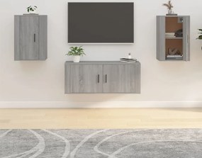 vidaXL Nástěnné TV skříňky 2 ks 40 x 34,5 x 60 cm [816657] Barva: šedá sonoma