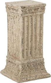 Béžový dekorační podstavec sloup na květiny Vintage Chateau – 38*38*75 cm