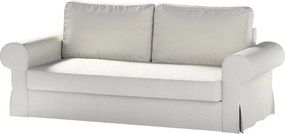 Potah na pohovku IKEA Backabro,  3-místná, rozkládací barva šedá látka lesklé, pletený vzor, sametová