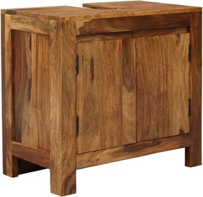 Indický nábytek - Skříňka pod umyvadlo Gani 90x70x45 z indického masivu palisandr Natural