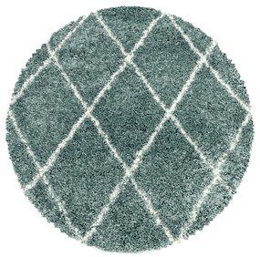 Ayyildiz Kusový koberec ALVOR 3401, kulatý, Modrá Rozměr koberce: 80 cm KRUH