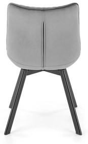 HALMAR K520 židle tmavě šedá