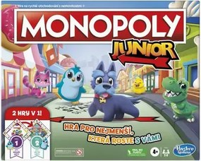 HASBRO Desková hra Monopoly Junior 2v1 CZ / Délka hry: 20-30 min / Poč