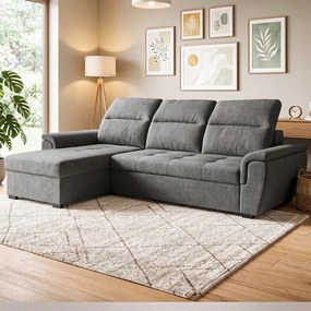 Sedací souprava ELIOT NEW | 178x277 cm | rozkládací s úložným prostorem | VÝBĚR TKANIN