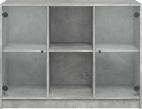 Příborník betonově šedý 102 x 37 x 75,5 cm kompozitní dřevo 3295874