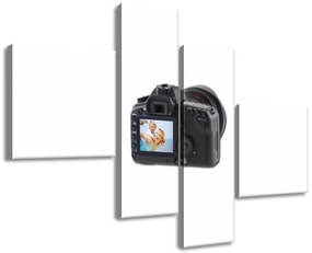 Gario 4 dílný fotoobraz na plátně Rozměry: 100 x 70 cm
