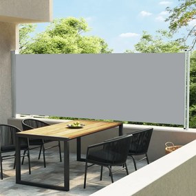 vidaXL Zatahovací boční markýza/zástěna na terasu 160x600 cm [317959] Barva: Červená