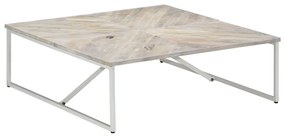 Konferenční stolek - masivní mangovníkové dřevo | 110x110x36 cm