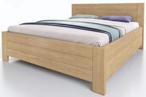 Vlastní výroba Jasanová postel Ivana s úložným prostorem