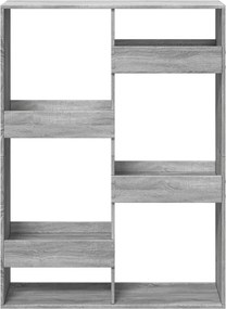 Knihovna šedá sonoma 100 x 33 x 135 cm kompozitní dřevo 3309389