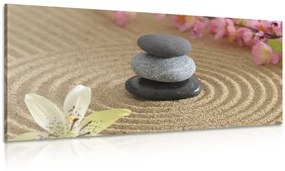 Obraz Zen kameny v písku Varianta: 120x60