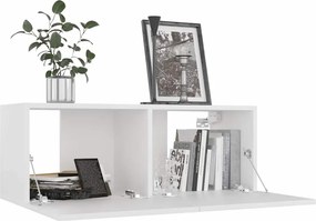 6dílný set TV skříněk bílý kompozitní dřevo 3078660