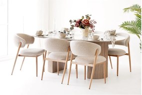 Šedobéžová keramická váza (výška 23,5 cm) – House Nordic