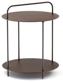 Kovový kulatý zahradní odkládací stolek ø 45 cm Plip – Ezeis