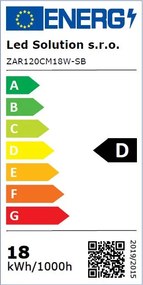 LED Solution LED zářivka 120cm 18W 140lm/W Premium Barva světla: Teplá bílá ZAR120CM18W-TB