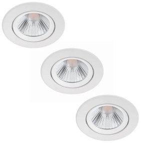 Philips - SADA 3x LED Stmívatelné podhledové svítidlo DIVE LED/5W/230V 2700K