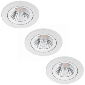 Philips - SADA 3x LED Stmívatelné podhledové svítidlo DIVE LED/5W/230V 2700K
