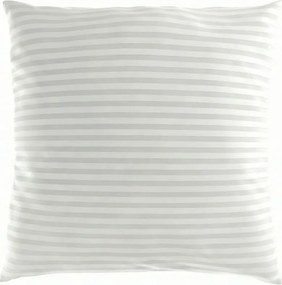 Kvalitex Povlak na polštář Atlas grádl 1cm proužek bílý s hotelovou kapsou 50x70cm 50x70cm