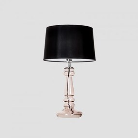 4concepts Designová stolní lampa PETIT TRIANON TRANSPARENT COPPER Barva: Černo-bílá