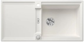 Blanco Adira - Silgranitový dřez, 100x50 cm, s ovládáním odtoku a příslušenstvím, InFino, bílá 527621
