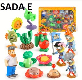 Silikonové figurky ze hry Plants vs Zombies 2 Set: sada E