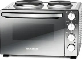 Rommelsbacher KM 3300 stříbrná-černá / Minikuchyňka / 3250 W / 30 l /
