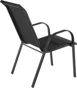 Fieldmann FDZN5010 Černá / Zahradní židle / Materiál: kov-textil / Roz
