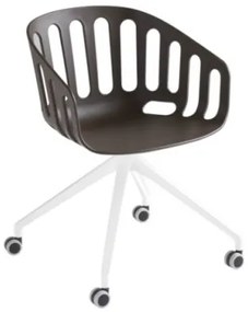 Gaber Plastová židle BASKET CHAIR UR Barva podnože bílá podnož Barva plastu Gaber limeta 35