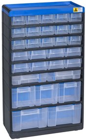 Allit Plastová skříňka se zásobníky VarioPlus Pro 53/60, 30 zásuvek