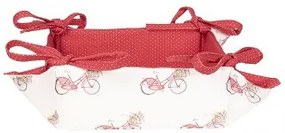 Košík na pečivo RED BICYCLE 35*35*8 cm